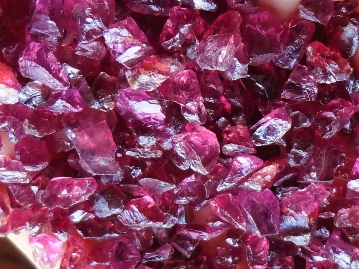 Pyrope Garnet Rough Facet Arizona Red Bulk Lot 7g Raw Gems – rocksolidfossils